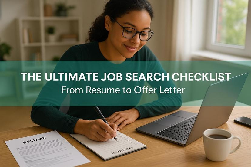 The Ultimate Job Search Checklist: From Resume to Offer L...