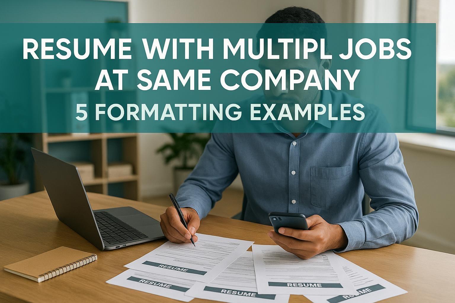 How to List Multiple Jobs at Same Company: 5 Real Examples