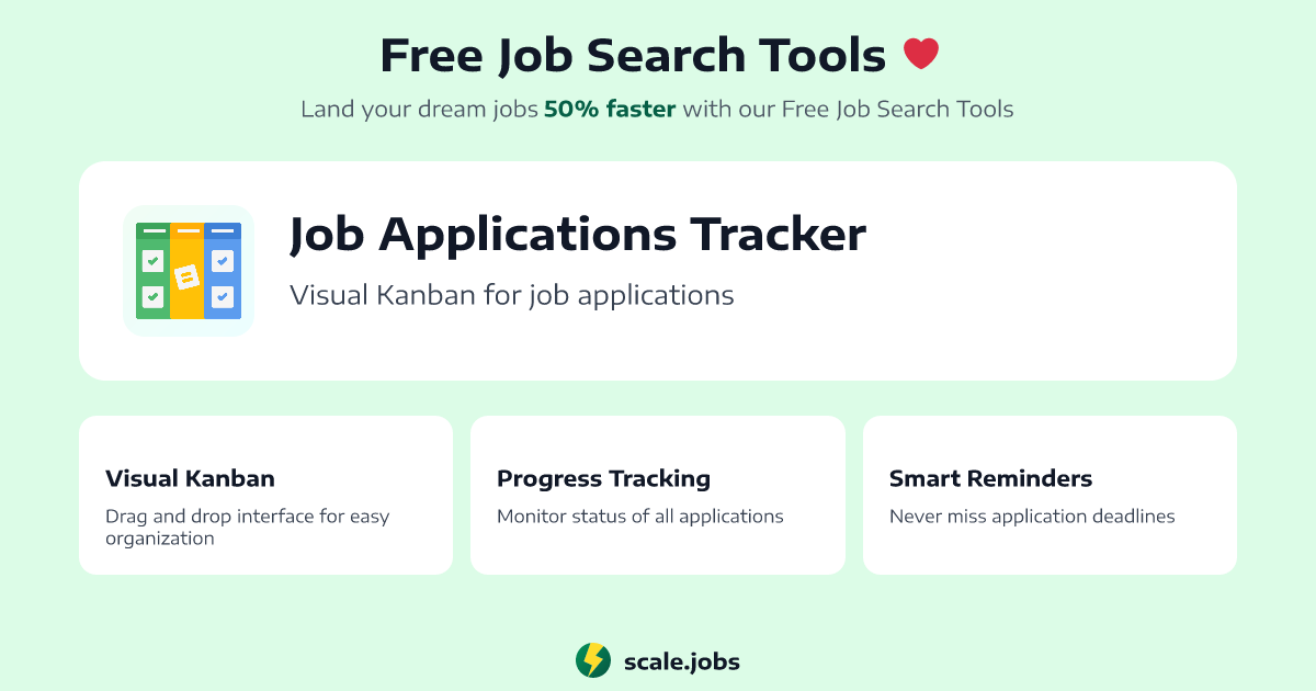 Free Job Application Tracker | scale.jobs