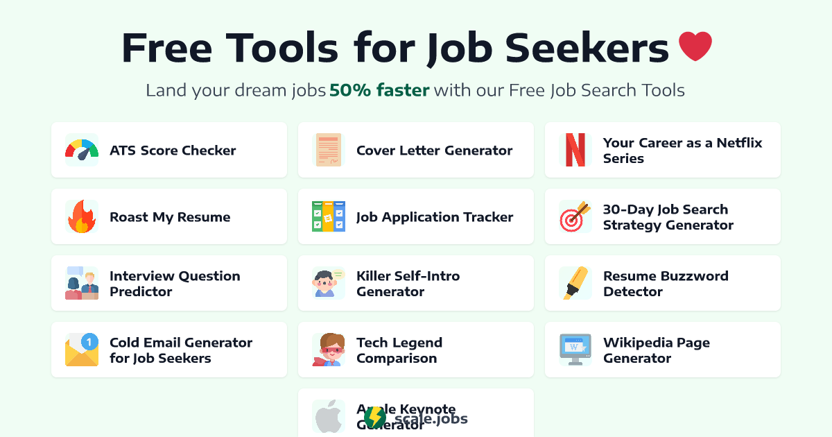 Free Job Application Tools & Resources for Job Seekers